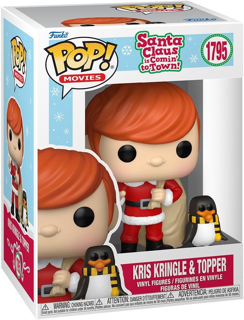 Figurina Kris Kringle & Topper - Santa Claus is Comin' to Town! - Pop ...