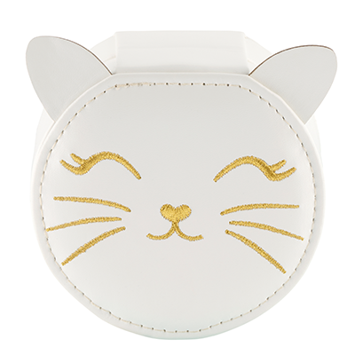 Cutie de bijuterii - Pisica - Alb - Derriere la porte