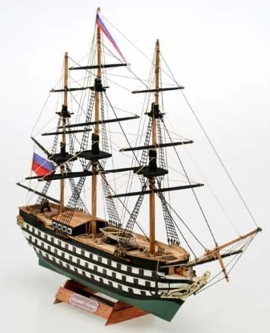 Kit de construit - Corabie de lemn - Alexander Newsky - Mamoli