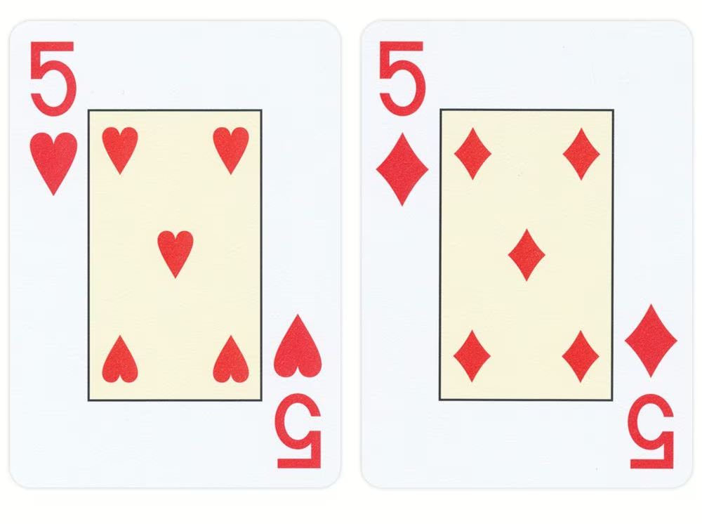 Carti de joc - Copag Gold Texas Hold Em Plastic Jumbo Index - Rosu - Copag