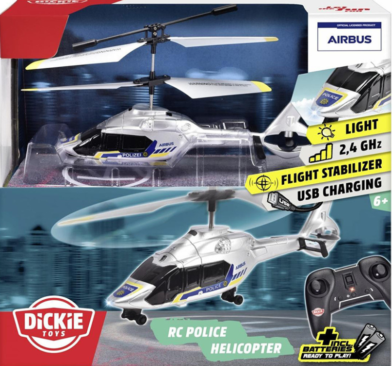 Elicopter cu telecomanda - RC Police Helicopter - Dickie Toys