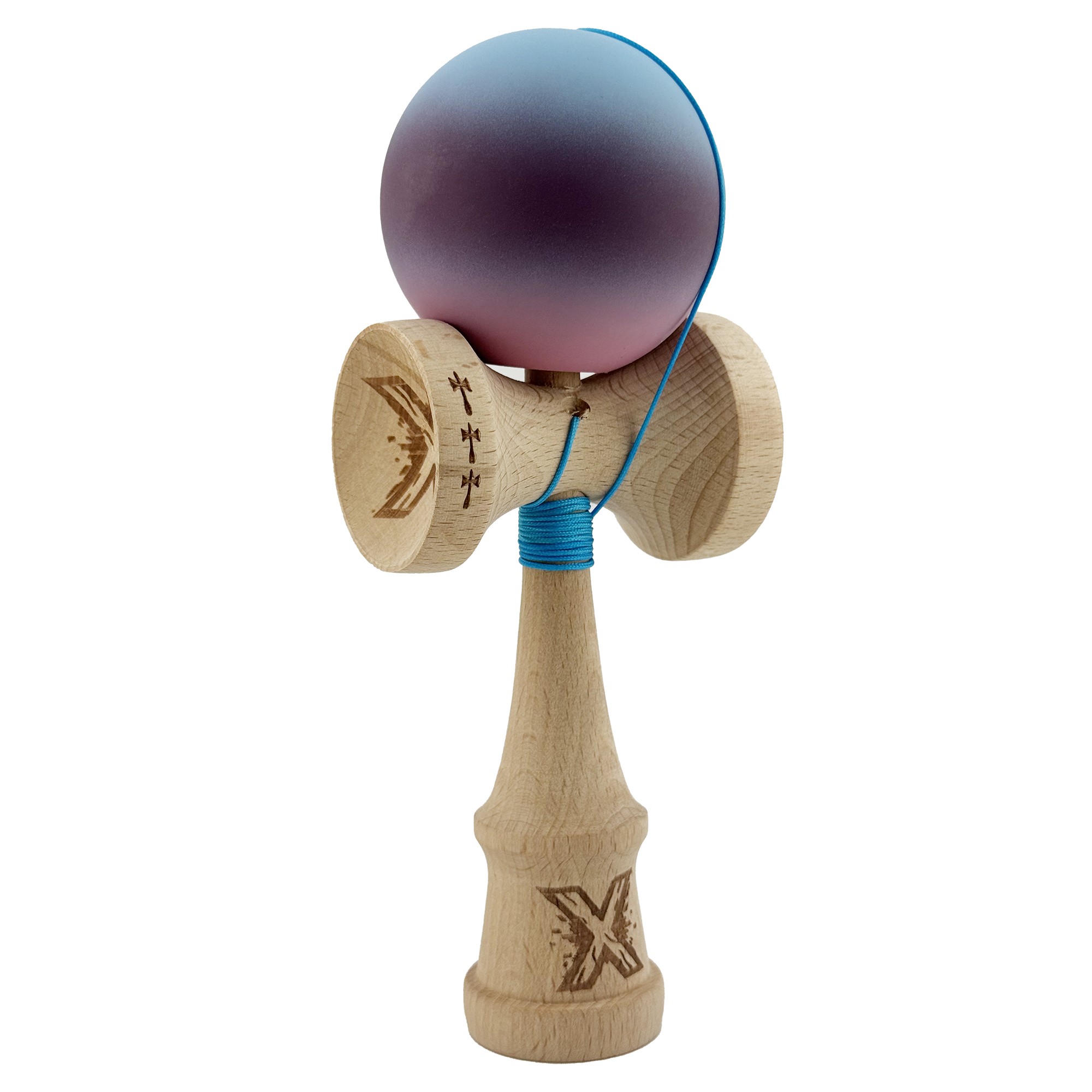 Jucarie de indemanare - Kendama X - Albastru/Mov/Roz - X