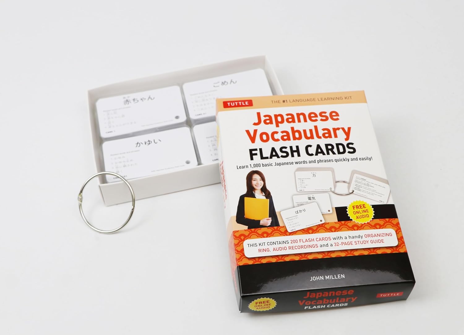 Japanese Vocabulary Flash Cards Kit - John Millen