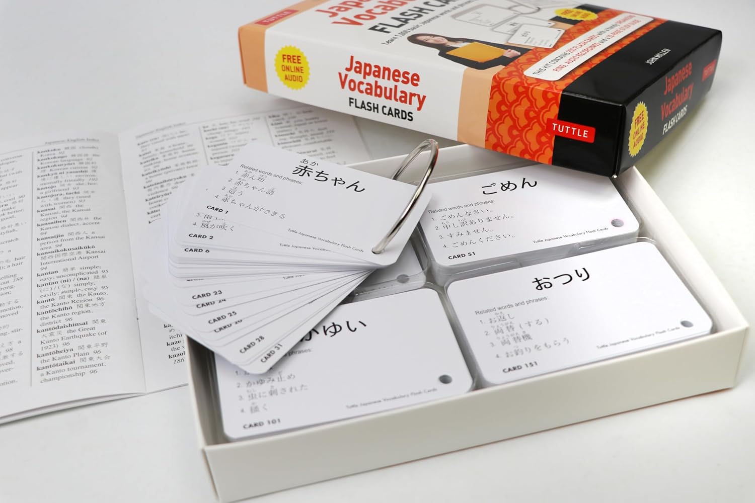 Japanese Vocabulary Flash Cards Kit - John Millen