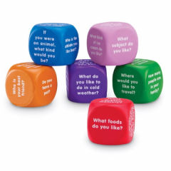 Joc interactiv - Cuburi pentru conversatii - Learning Resources