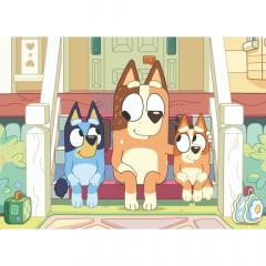 Puzzle de colorat 24 piese - Bluey - Bluey & Mr. Monkey Jocks - Lisciani