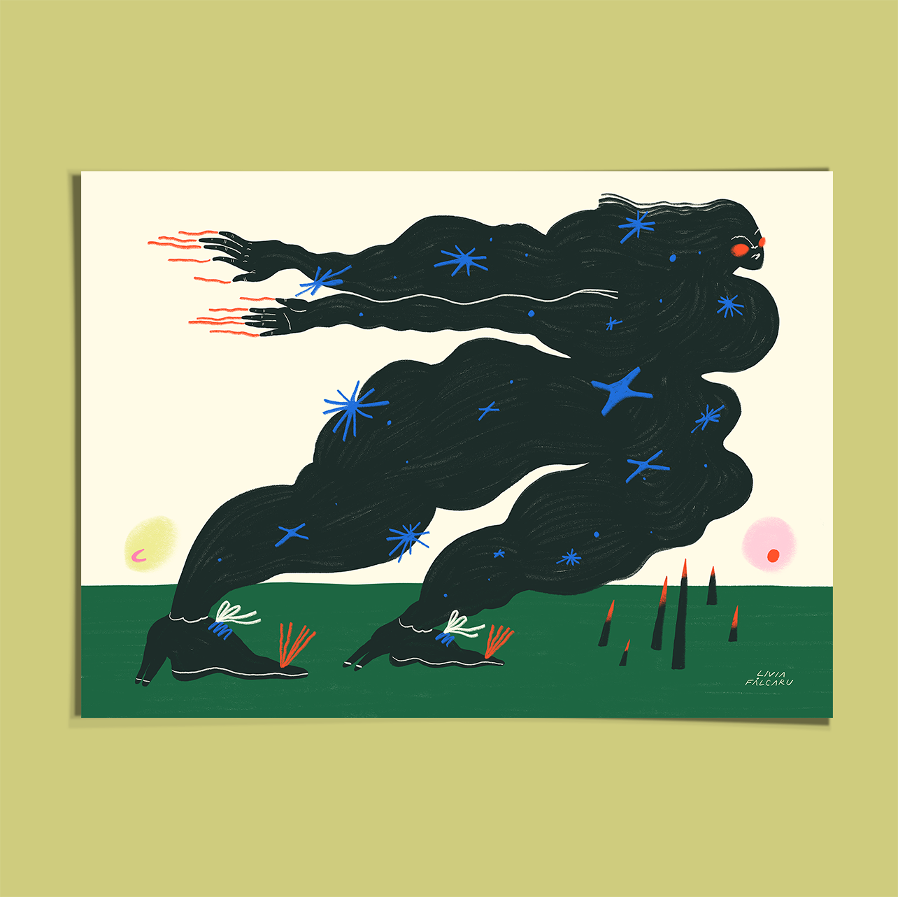 Print de arta A4 - Flow - Livia Falcaru