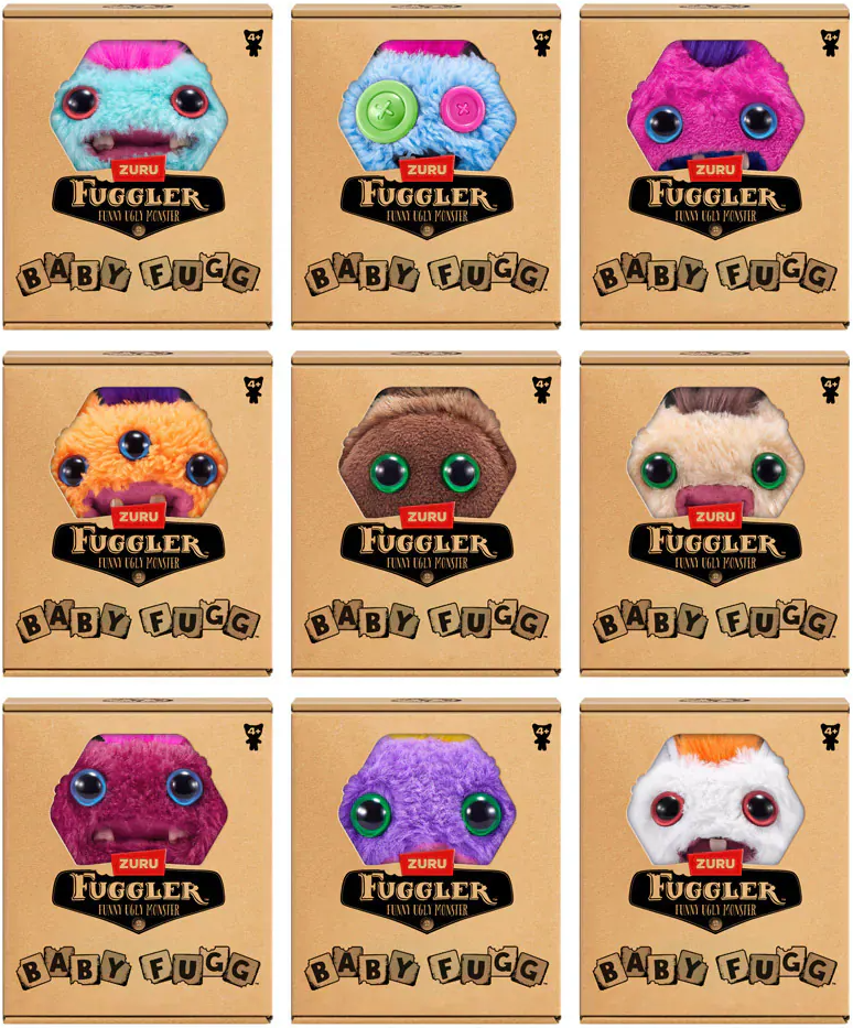 Jucarie de plus - Fuggler - Baby Fugg - mai multe modele - Zuru