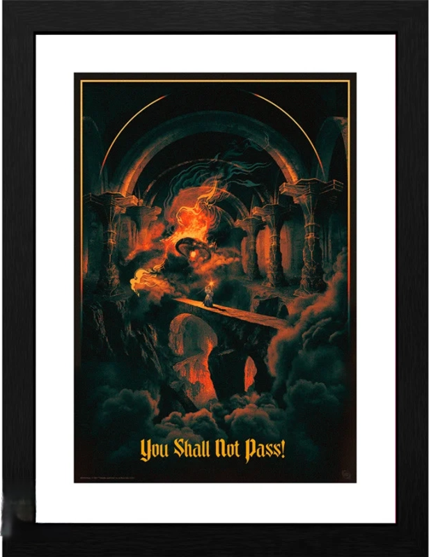 Poster inramat - The Lord of the Rings - You Shall Not Pass - GB Eye