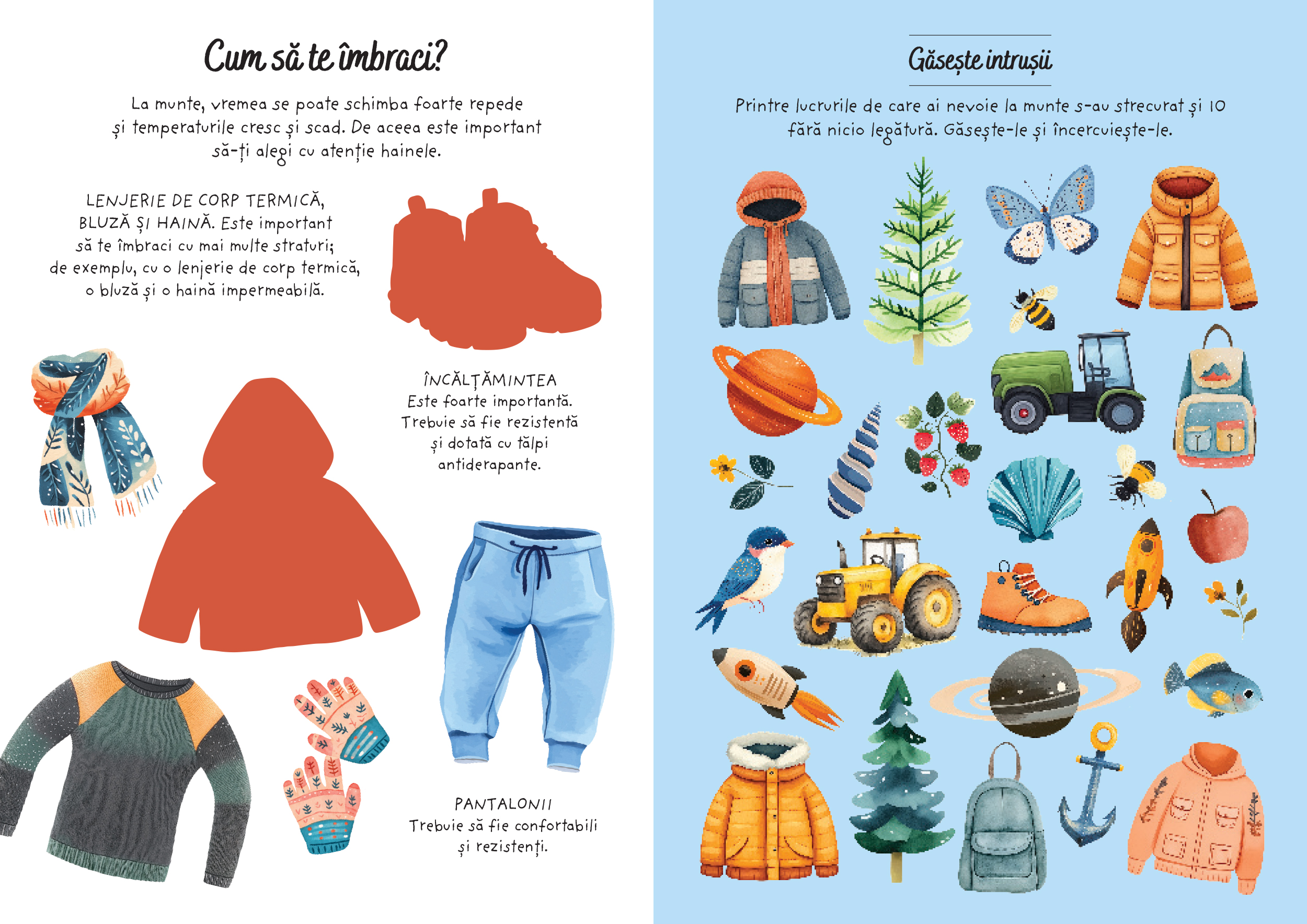 Aventuri la munte - Activitati si abtibilduri