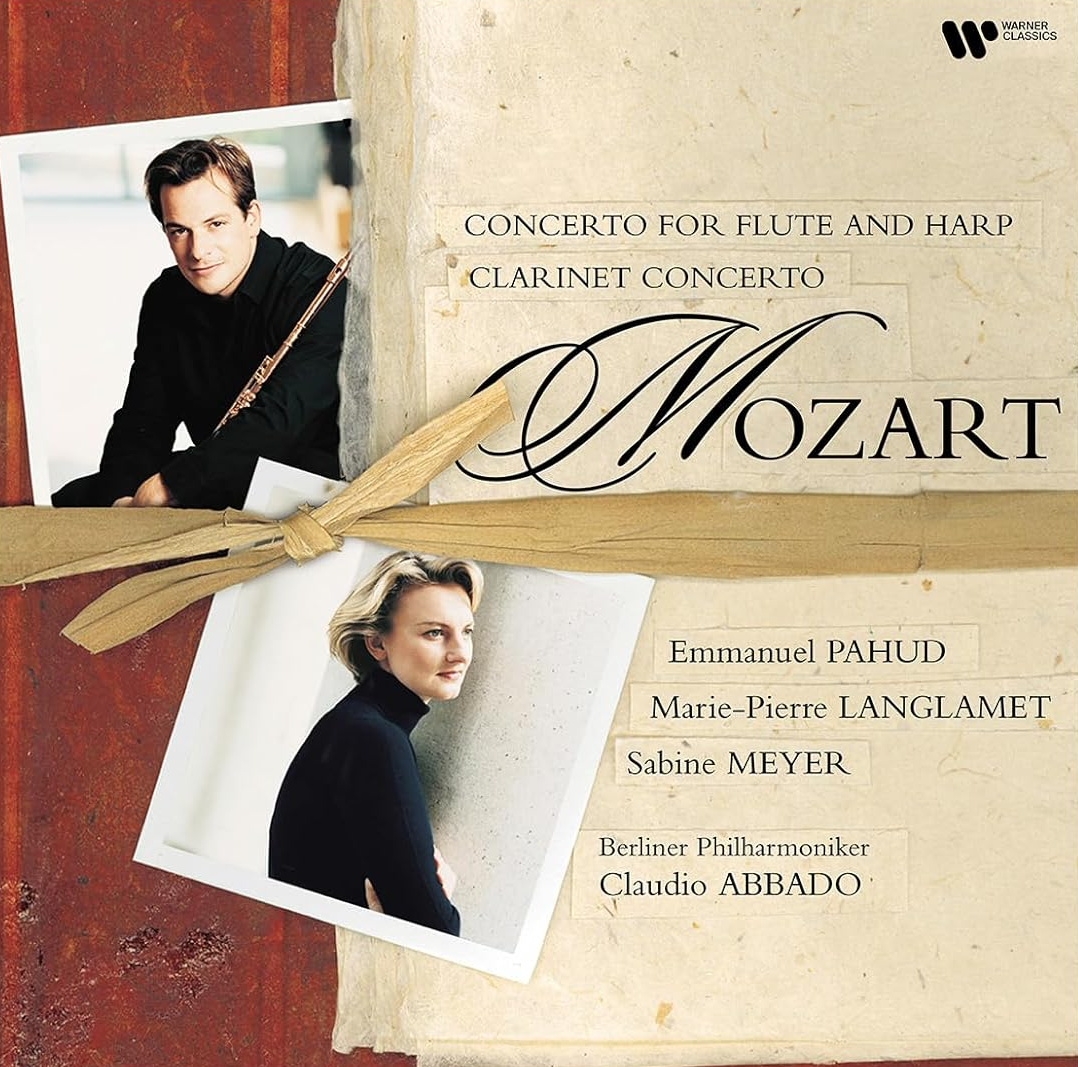 Mozart: Concerto for Flute & Harp / Clarinet Concerto - Vinyl - Sabine ...