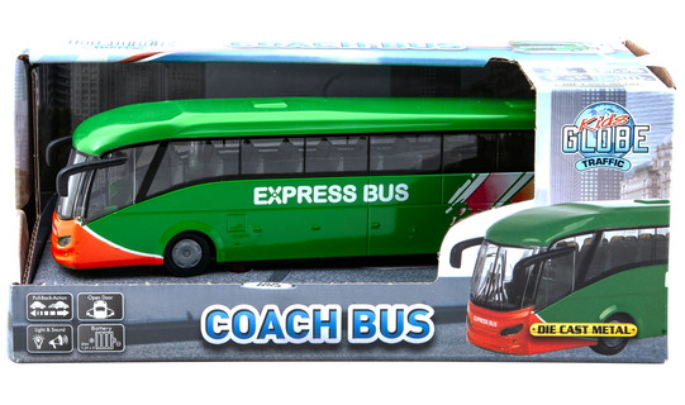 Autobuz expres cu lumini si sunete - Kids Globe