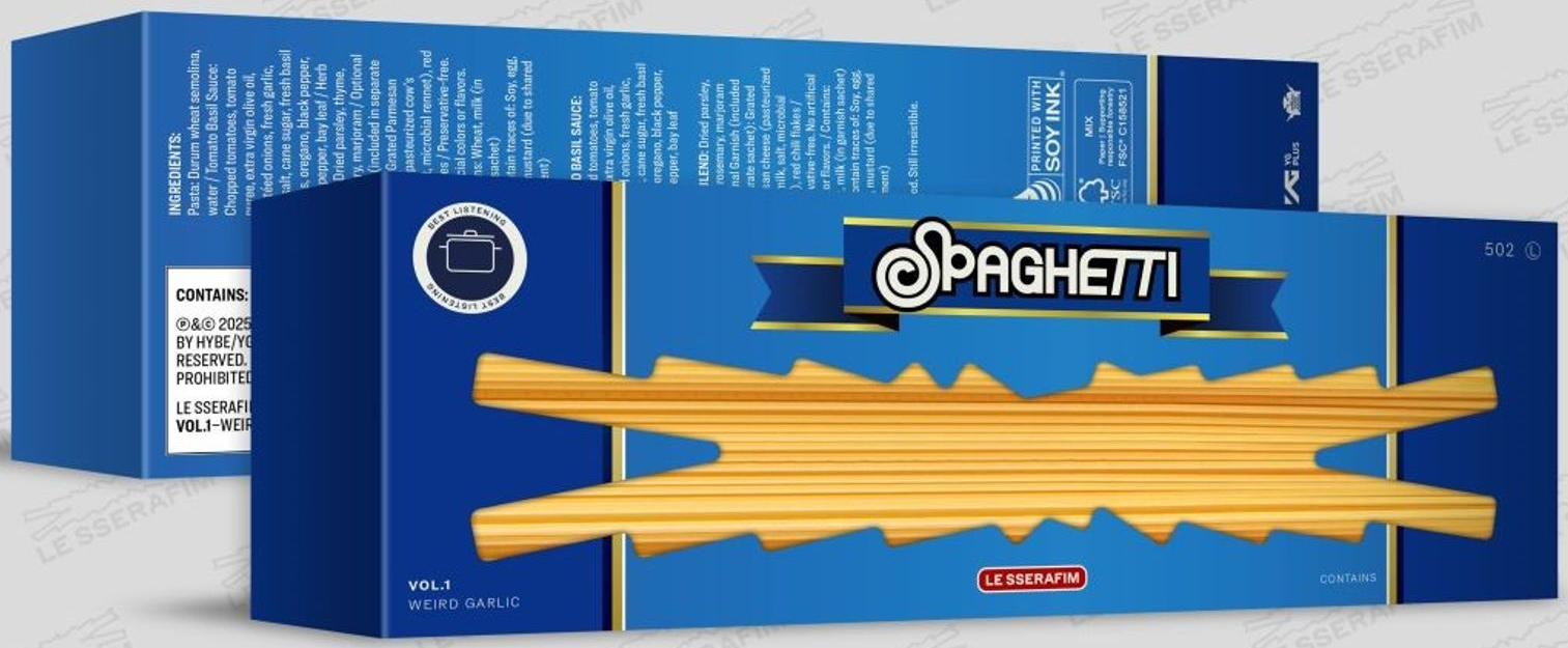 Spaghetti Vol. 1 (Weird Garlic Version) - Le Sserafim