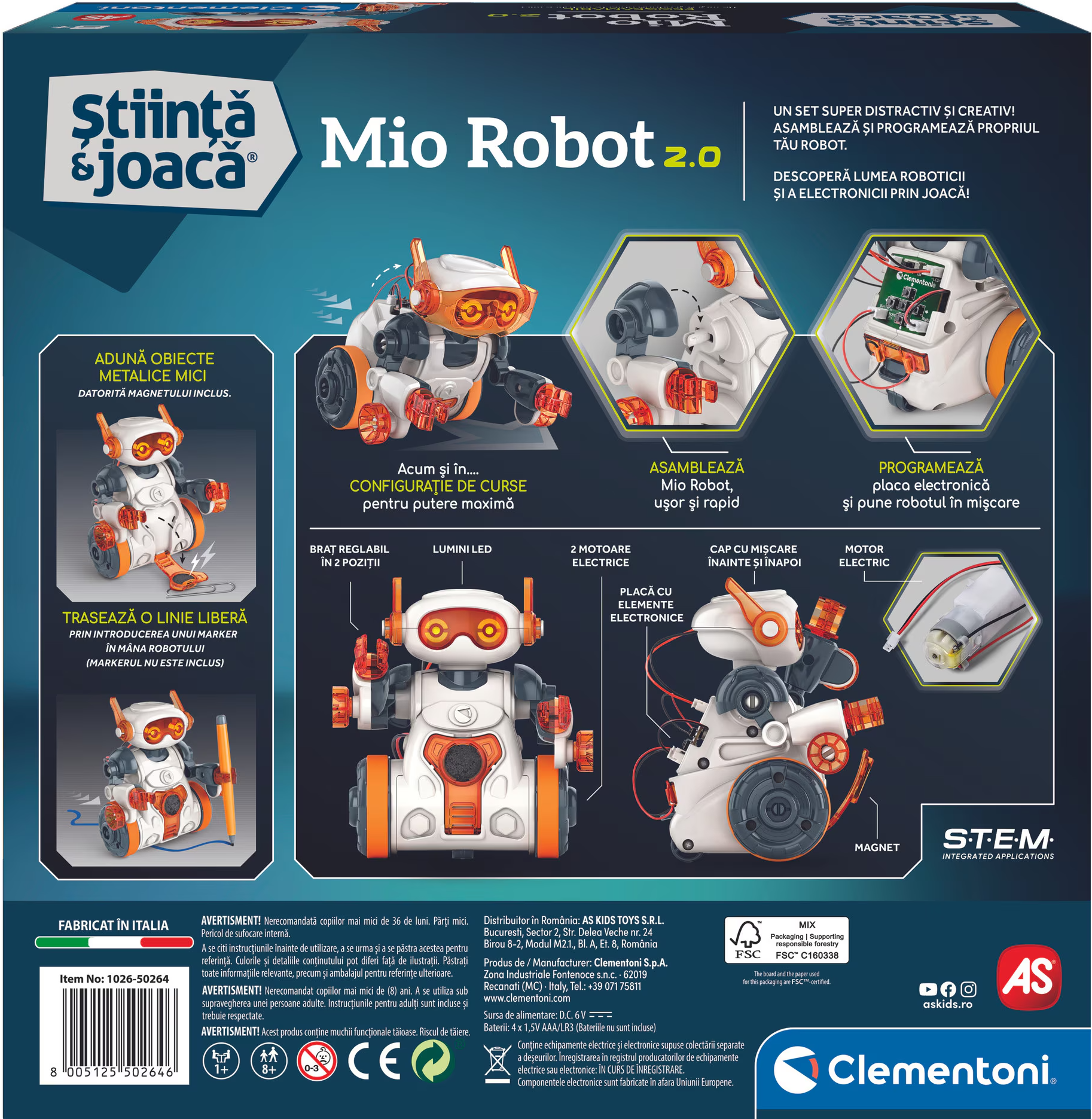 Set creativ - Stiinta si joaca - Mio Robot - AS Company