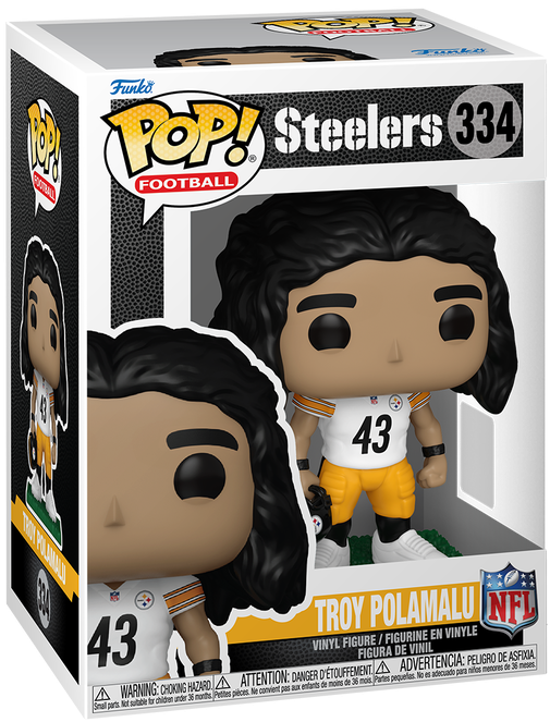 Figurina - Pop! Football - Steelers: Troy Polamalu - Funko
