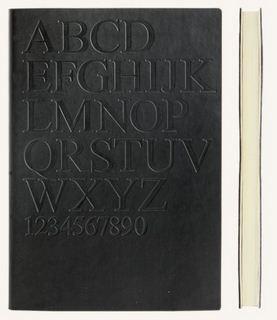 Signature Gutenberg Notebook – A6, Times New Roman, Black - Daycraft