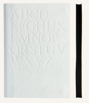 Signature Gutenberg Notebook – A6, Times New Roman, White - Daycraft