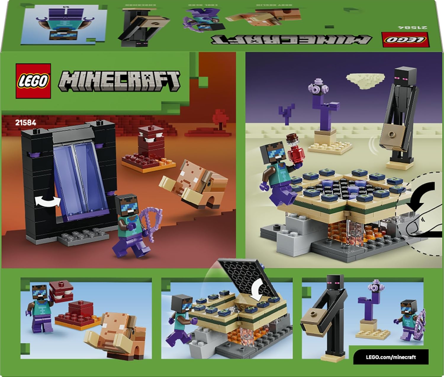 LEGO Minecraft - Nether and End Portal Journey (21584) - LEGO
