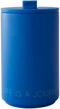 Cana termica 350 ml - Insulated Cup - Albastru - Design Letters