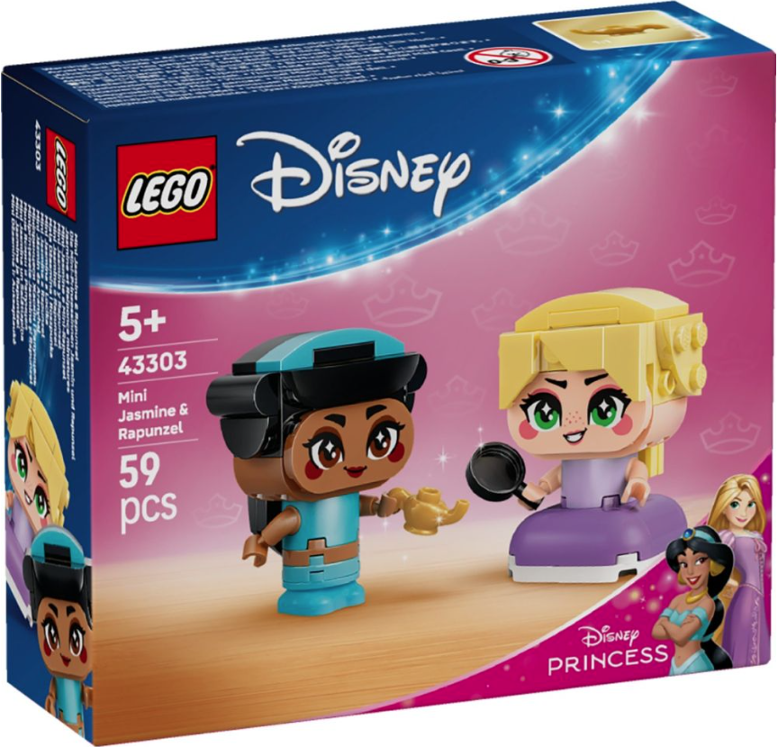 LEGO Disney Princess - Miniprintesele Jasmine si Rapunzel (43303) - LEGO