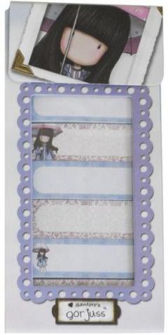 Carnetel cu post-it-uri si creion Gorjuss. Puddles of love - Santoro