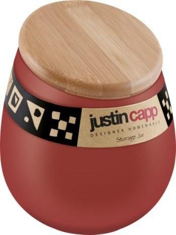 Justin Capp Large Ceramic Storage Jar Finish: Red