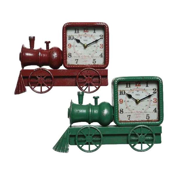 Ceas - Iron Clock Train - mai multe culori - Kaemingk
