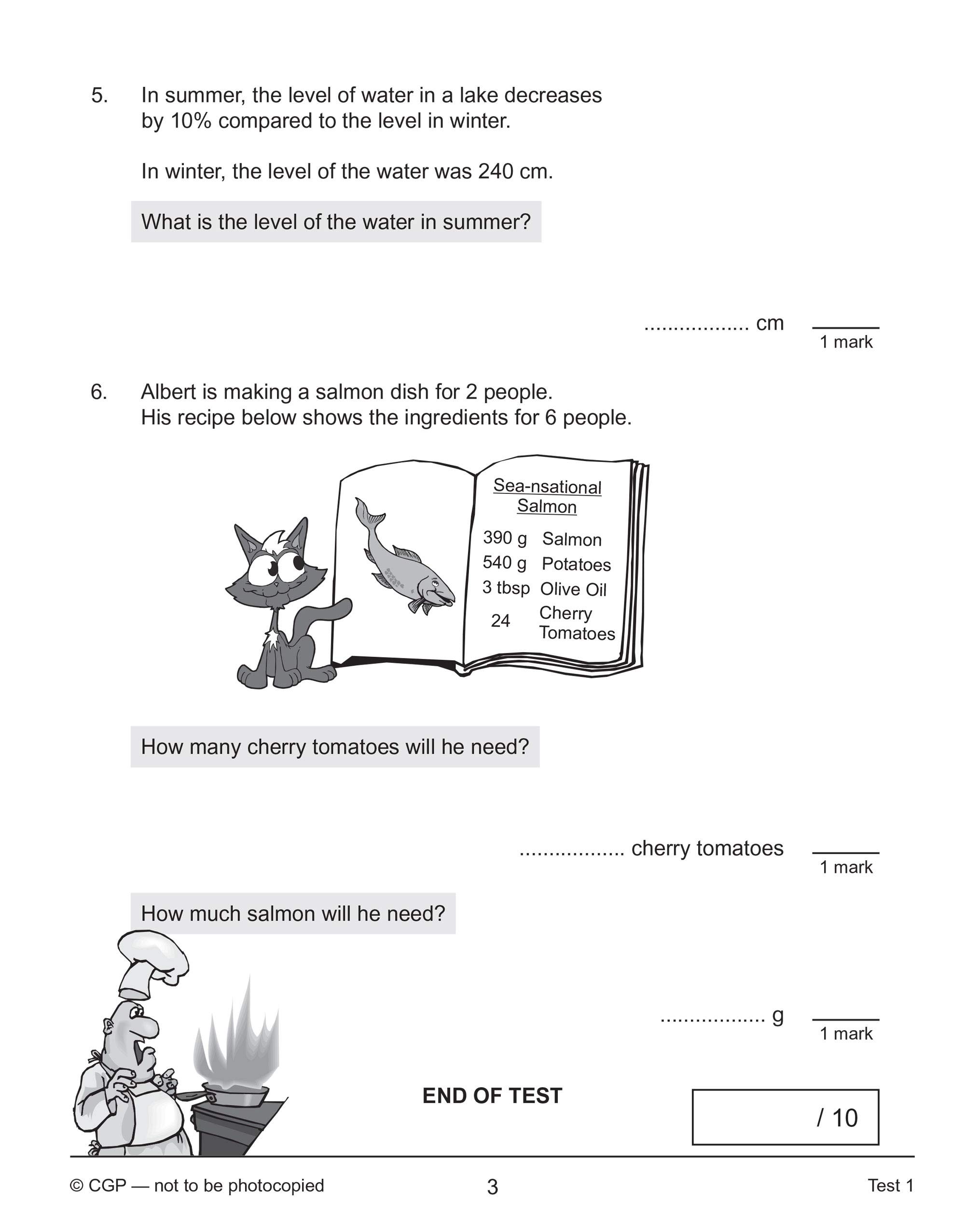 KS2 Maths SAT Buster 10-Minute Tests - Ratio and Proportion