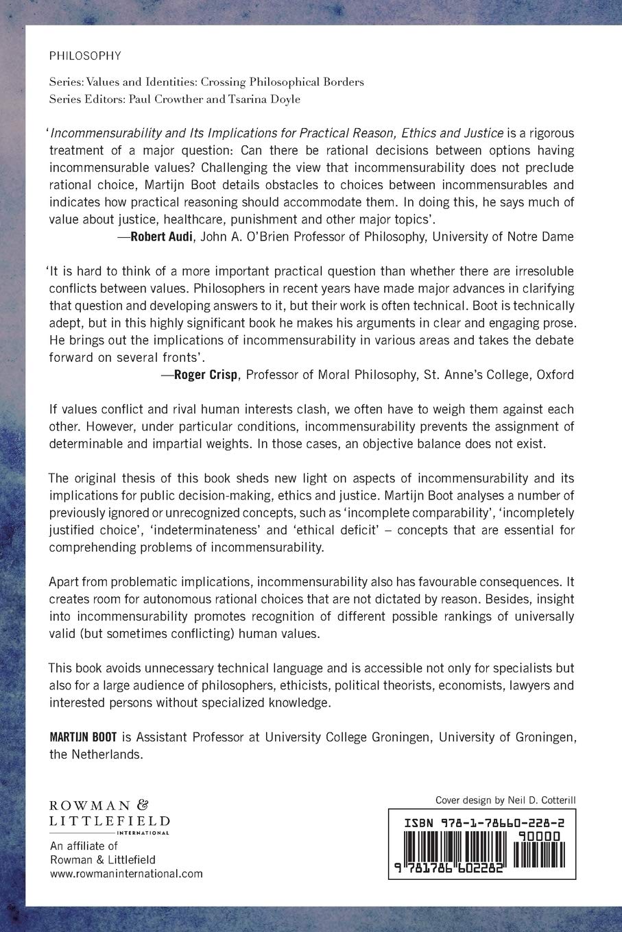 Incommensurability and its Implications for Practical Reasoning, Ethics ...