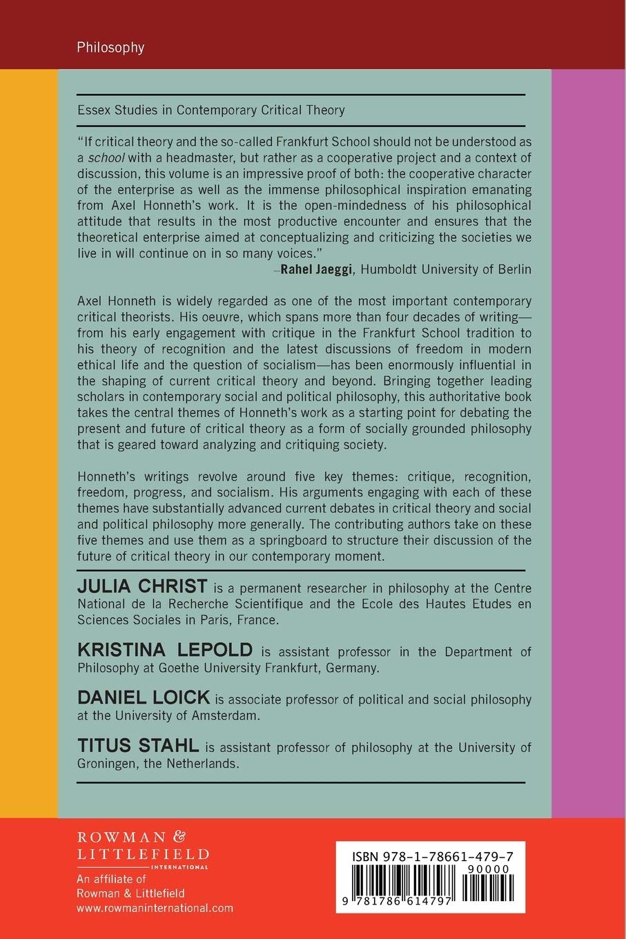 Debating Critical Theory - Julia Christ, Kristina Lepold, Daniel Loick