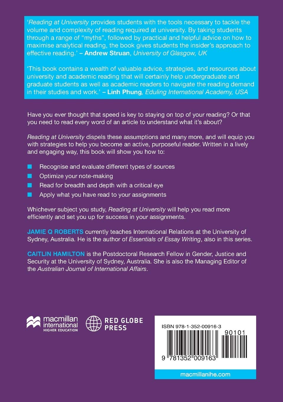 Reading at University - Jamie Q Roberts, Caitlin Hamilton