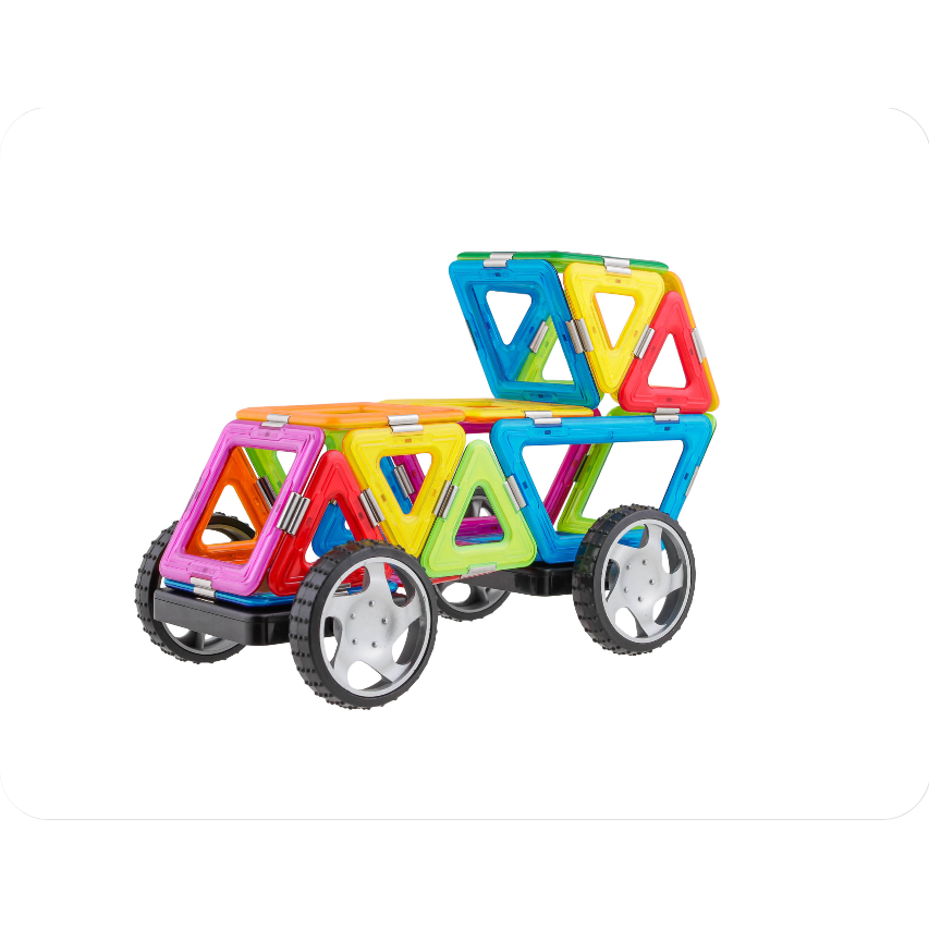 Magspace 25 Piese - Mini Karting Set - Joc Magnetic Educativ de ...