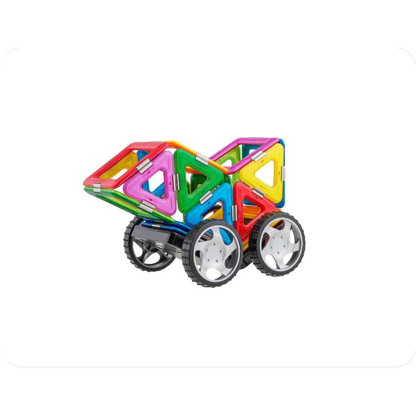 Magspace 25 Piese - Mini Karting Set - Joc Magnetic Educativ de ...