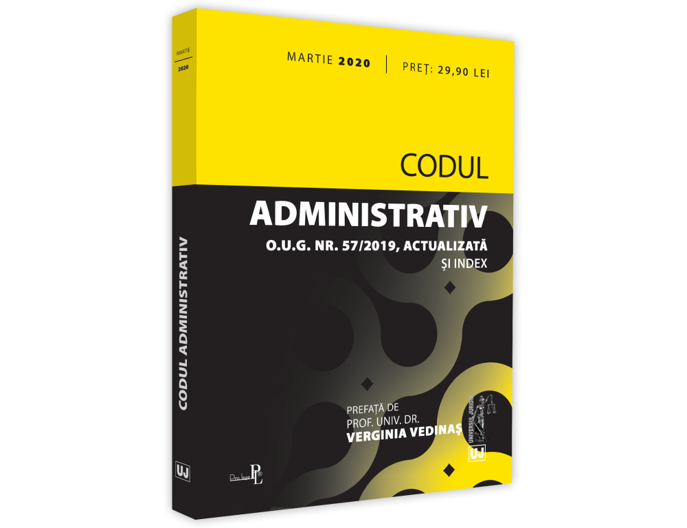 Codul administrativ martie 2020 - Verginia Vedinas