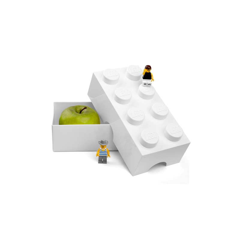 Cutie sandwich LEGO 2x4 alb - LEGO