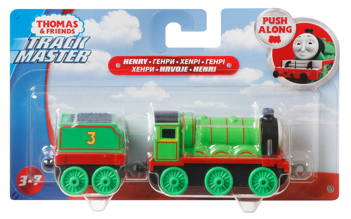 Locomotiva - Thomas and Friends - Push Along, Henry - Mattel - Thomas ...