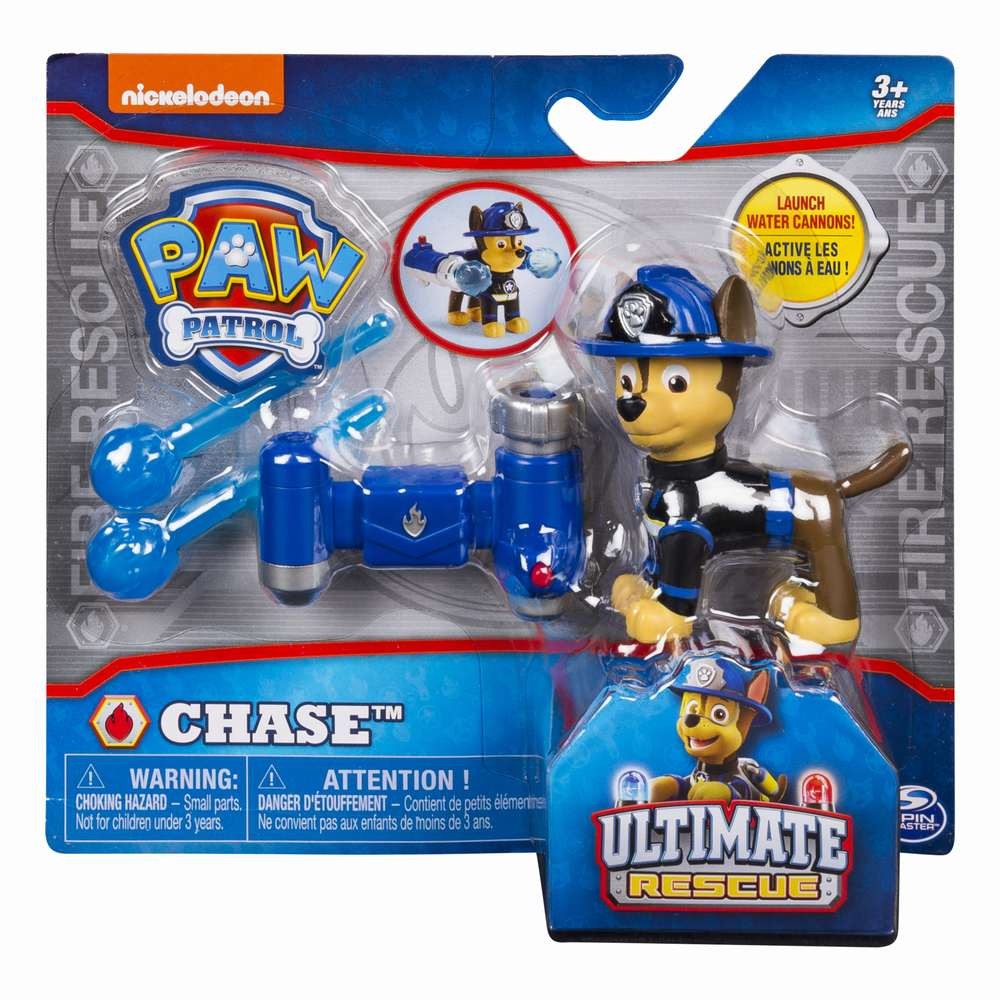 Figurina Paw Patrol - Ultimate rescue, Chase - Patrula Catelusilor