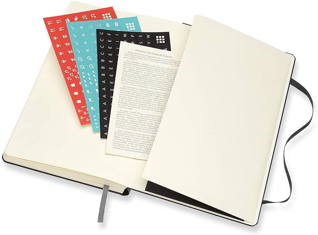 Agenda 2021 Moleskine 12 Month Daily Notebook Planner Black 