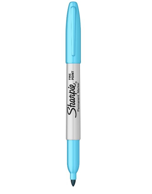 Marker permanent - Fine Point Bullet - Turquoise - Sharpie - Sharpie
