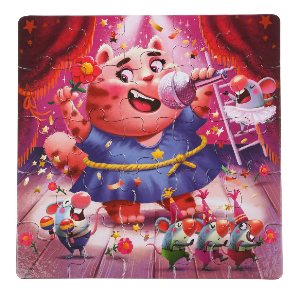 Puzzle - Singing animals - Model 2 - Cubika