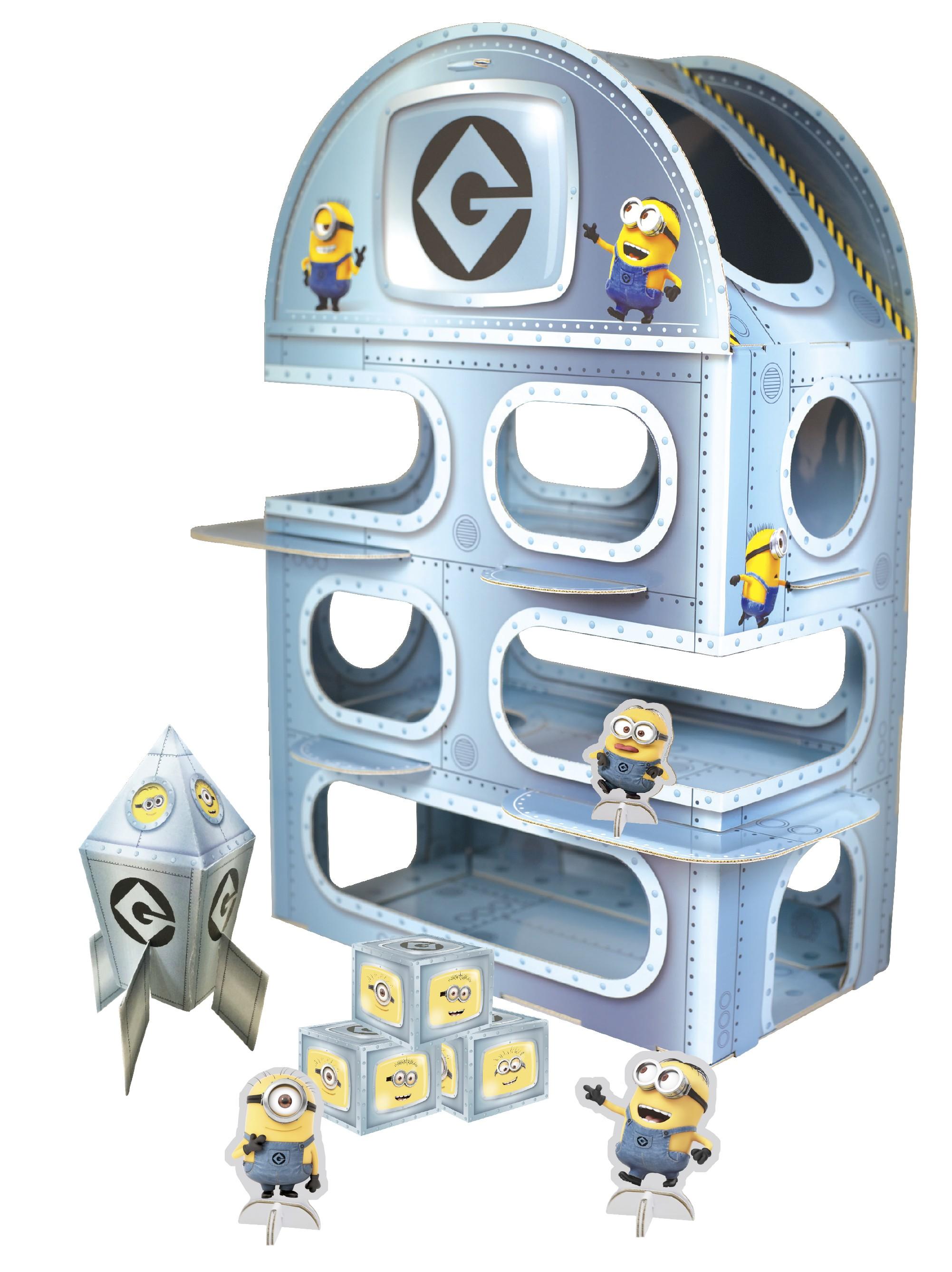 Set de construit din carton ecologic - Minions - Disney