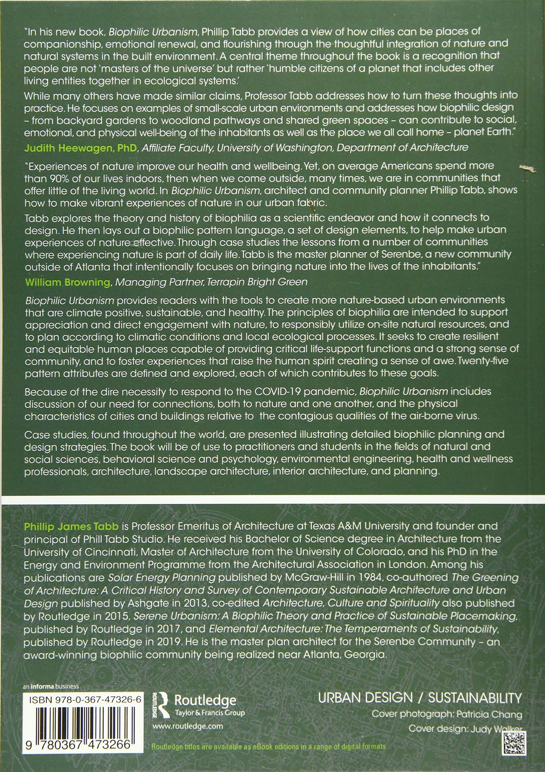 Biophilic Urbanism - Phillip James Tabb