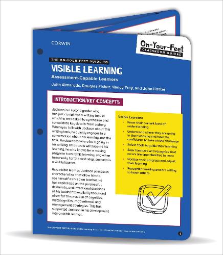 On-Your-Feet Guide to Visible Learning - John T. Almarode, Douglas ...