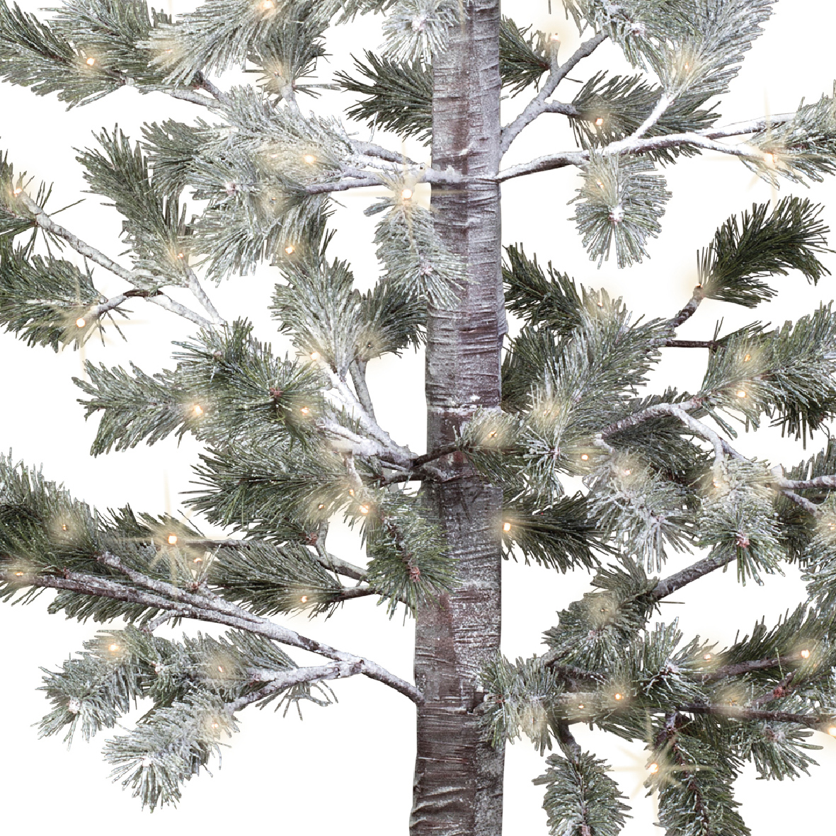 Brad artificial - LED Tree Snowy Pine Steady Outdoor - Kaemingk