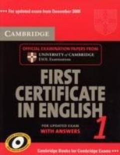 Cambridge First Certificate In English 1 For Updated Exam Student's ...