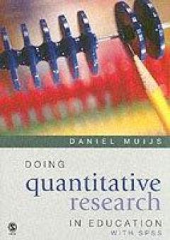 Doing Quantitative Research In Education - Daniel Muijs