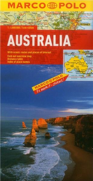 Australia Marco Polo Map - Marco Polo
