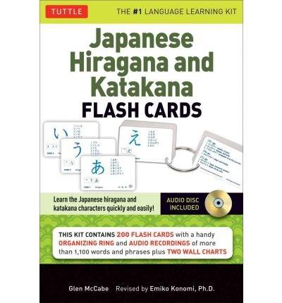 Learning Japanese Hiragana and Katakana Flash Cards Kit - Emiko Konomi