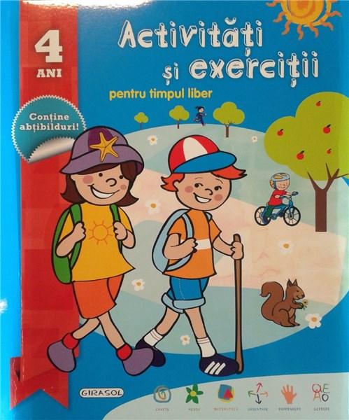 Activitati si exercitii pentru timpul liber - 4 ani