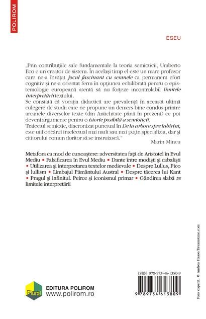 De la arbore spre labirint. Studii istorice despre semn si interpretare ...